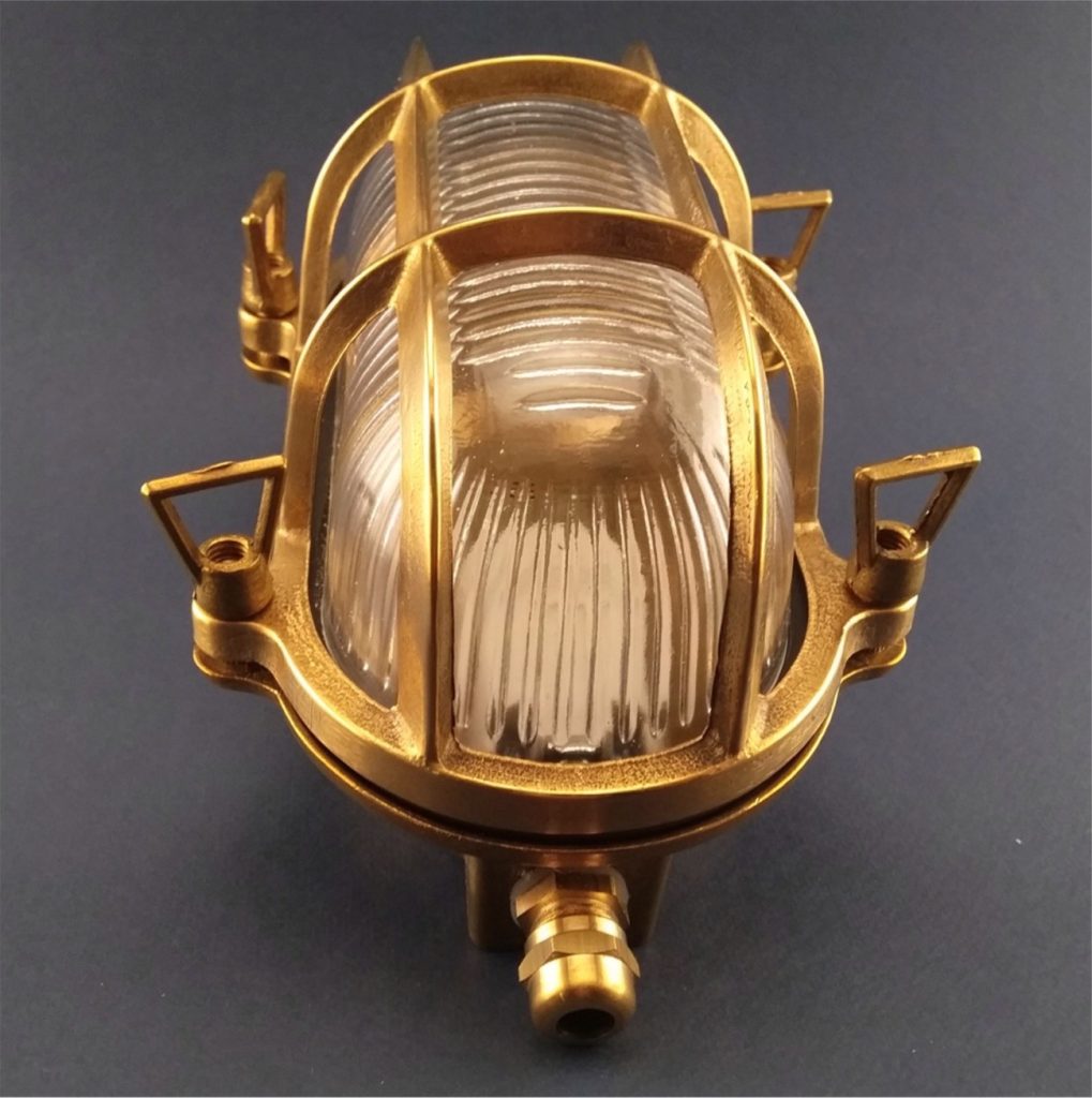 Bulkhead Lights Made of Brass.